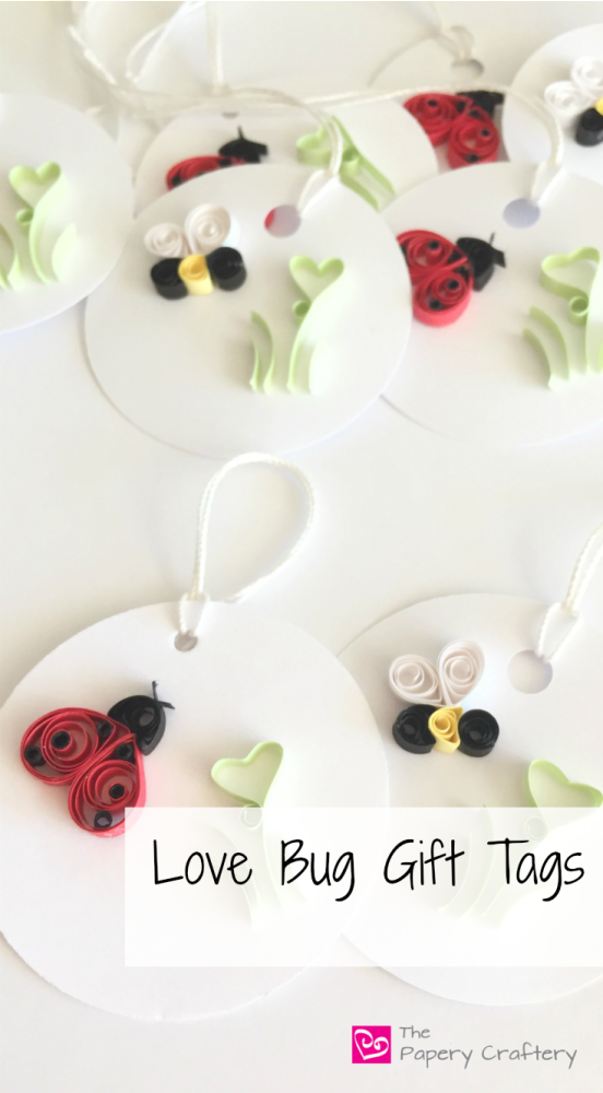 Love Bug Gift Tags - The Papery Craftery