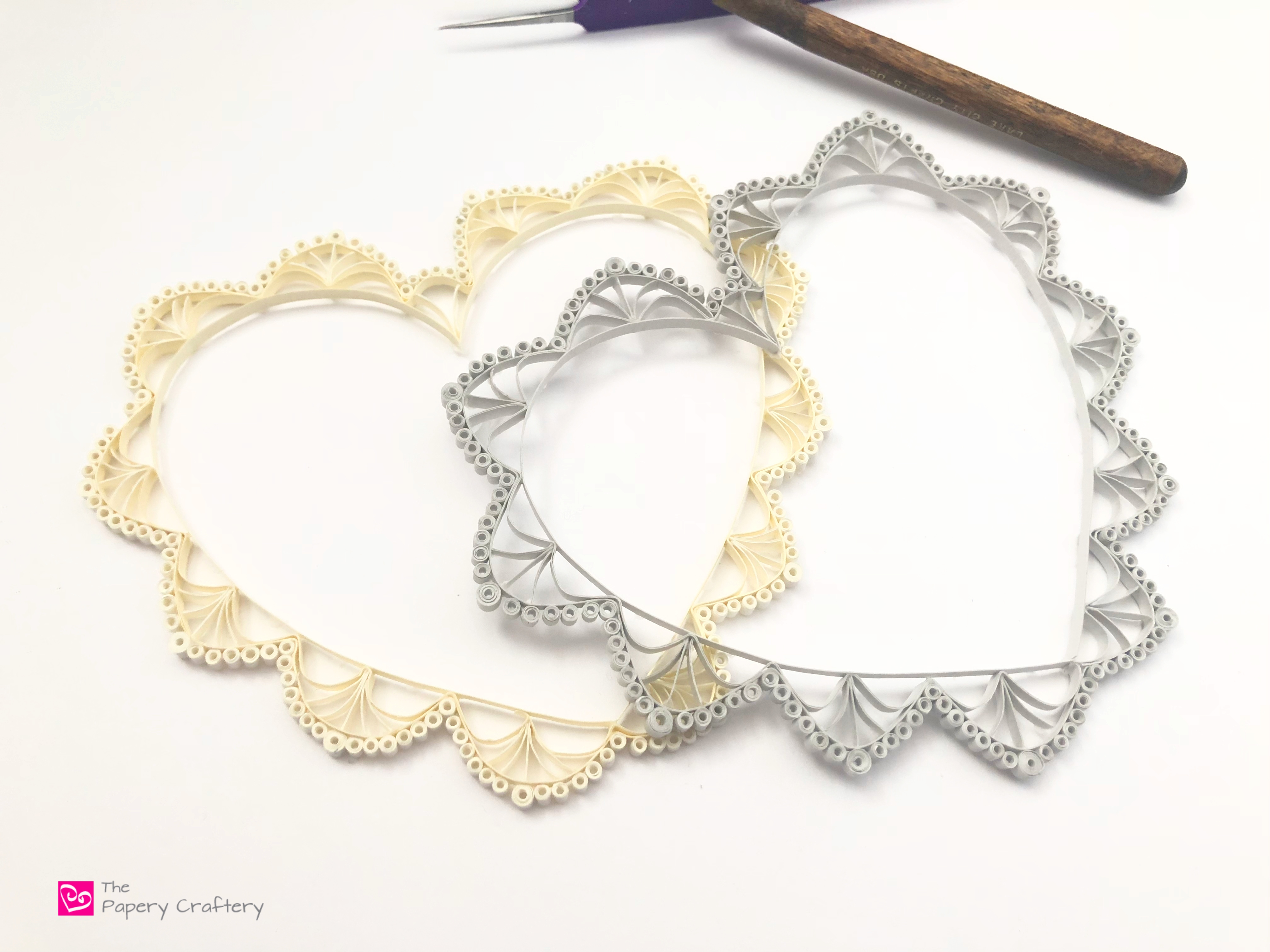 Quilling Paper Lace Heart - The Papery Craftery