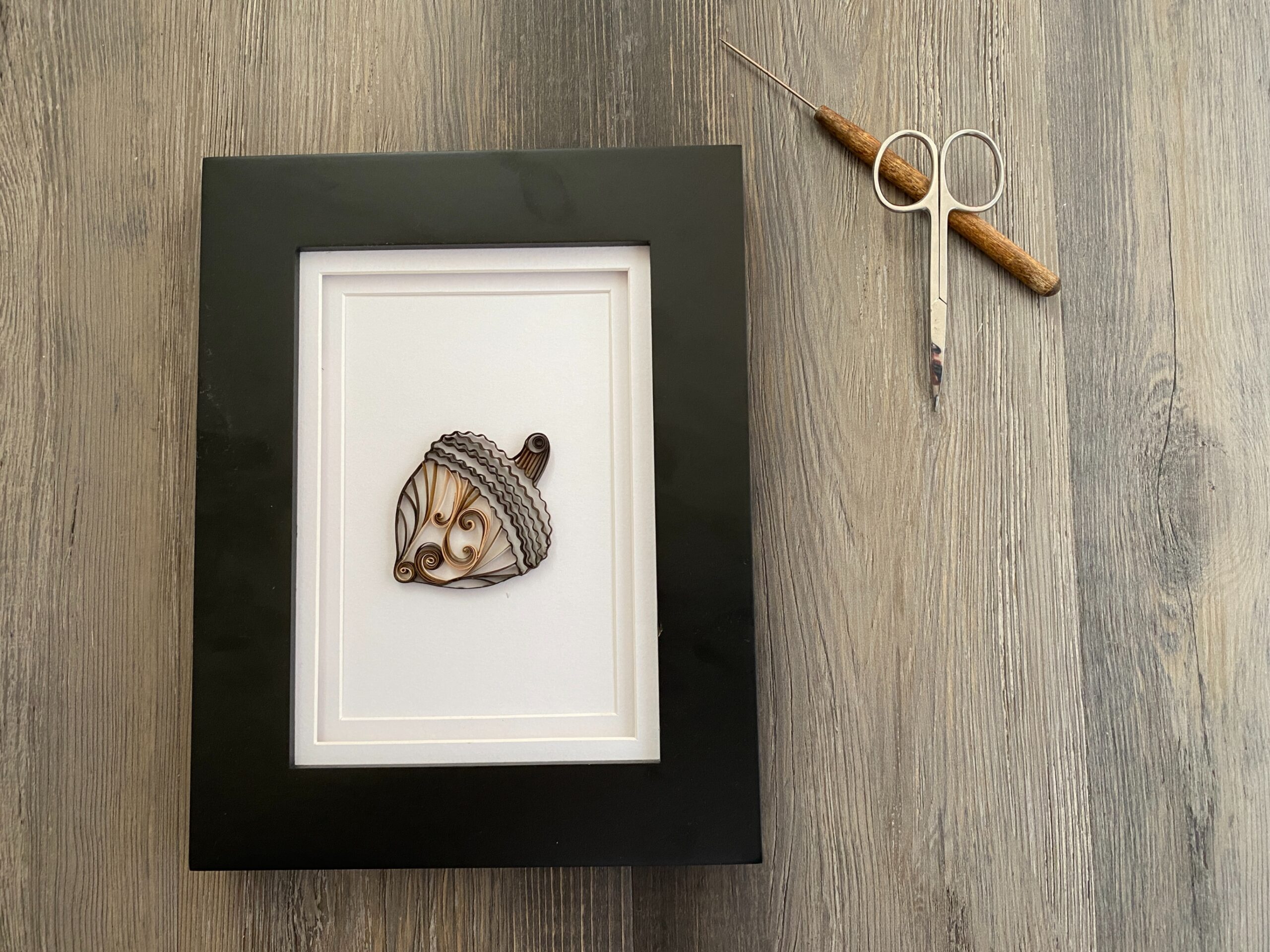 Autumn Quilling Paper Acorn - The Papery Craftery